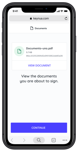 Keynua - Electronic signatures